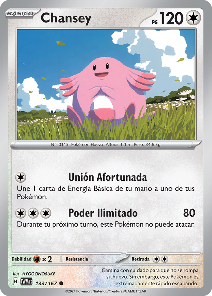 Chansey (Mascarada Crepuscular TCG) - WikiDex, la enciclopedia Pokémon