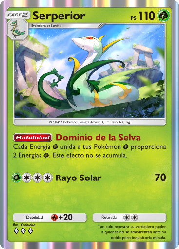 Serperior (La Isla Singular TCG Pocket) - WikiDex, la enciclopedia Pokémon