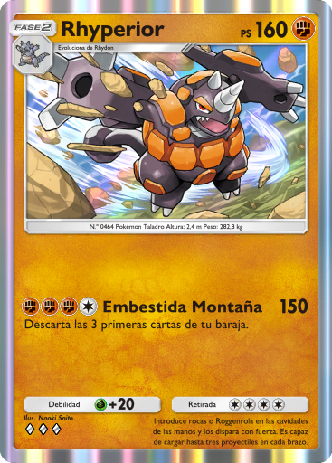Rhyperior (Pugna Espaciotemporal TCG Pocket) - WikiDex, la enciclopedia ...