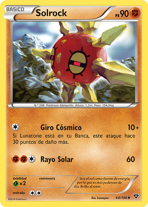 Solrock (XY TCG) - WikiDex, la enciclopedia Pokémon
