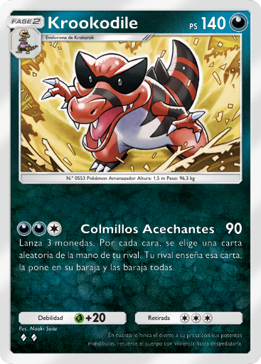 Krookodile (Crisis Dimensional TCG Pocket) - WikiDex, la enciclopedia ...
