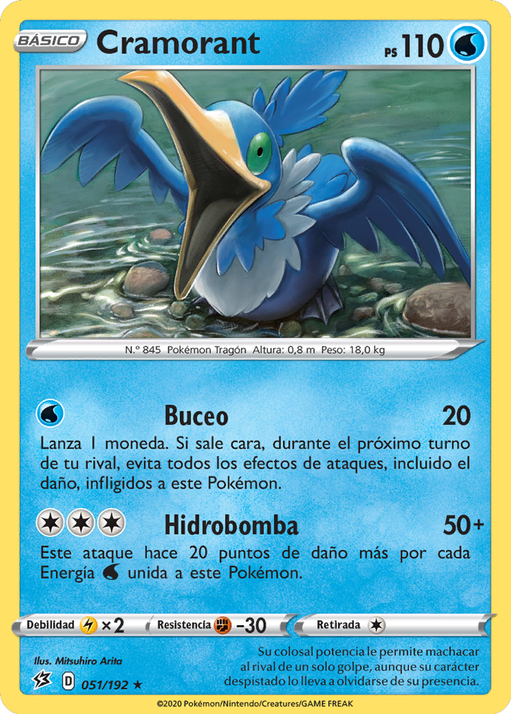Cramorant (Choque Rebelde TCG) - WikiDex, la enciclopedia Pokémon