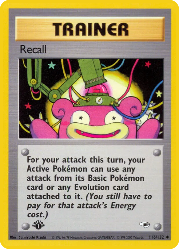 Recall (TCG) - WikiDex, la enciclopedia Pokémon