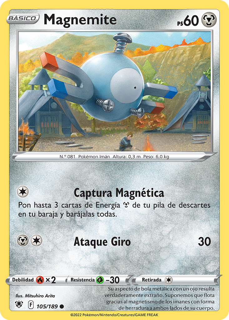 Magnemite (Resplandor Astral TCG) - WikiDex, la enciclopedia Pokémon