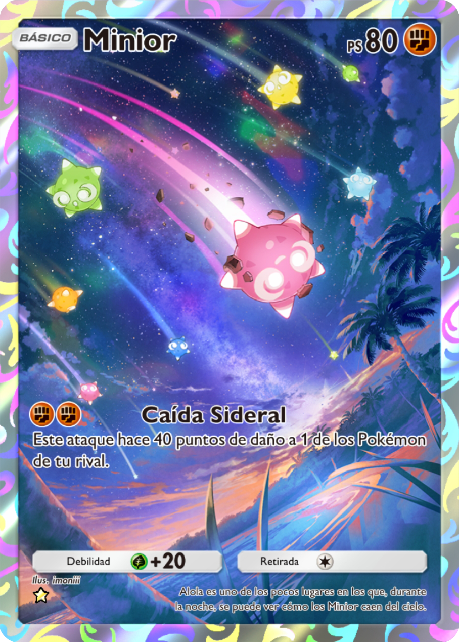 Minior (Guardianes Celestiales TCG Pocket) - WikiDex, la enciclopedia Pokémon