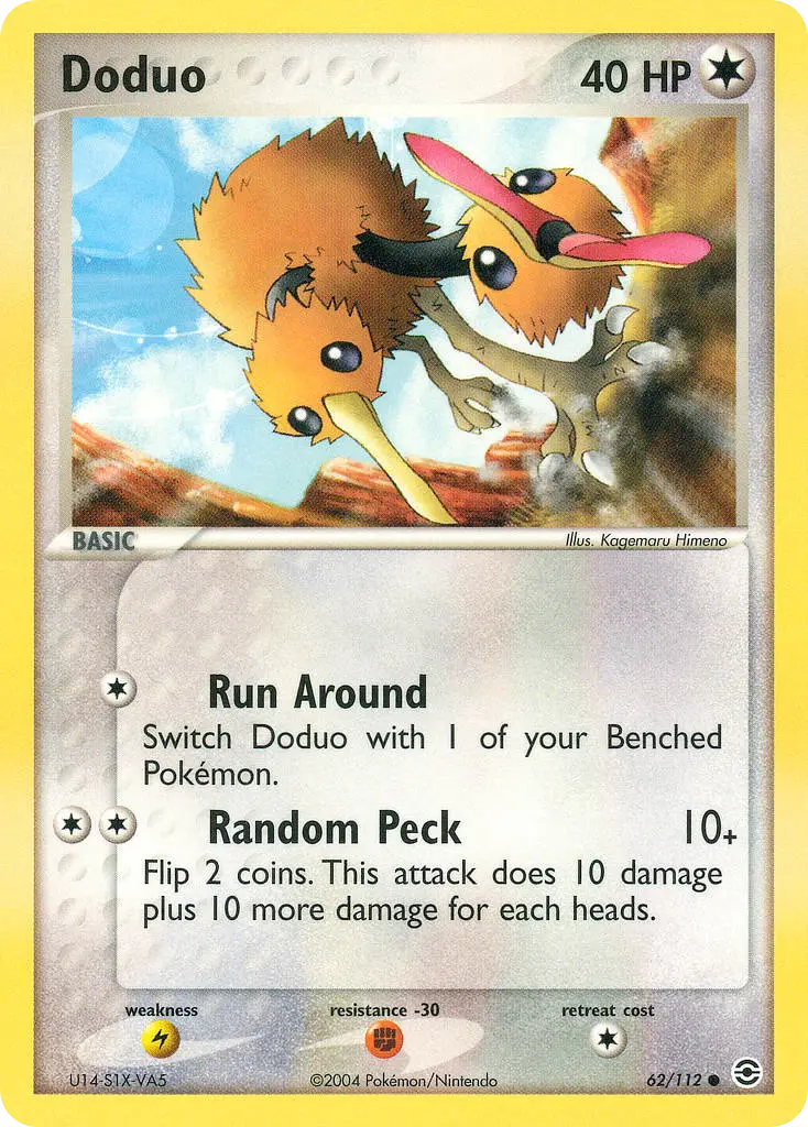 Doduo (FireRed & LeafGreen TCG) - WikiDex, la enciclopedia Pokémon