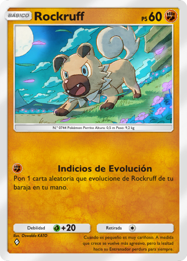 Rockruff (Guardianes Celestiales 98 TCG Pocket) - WikiDex, la ...