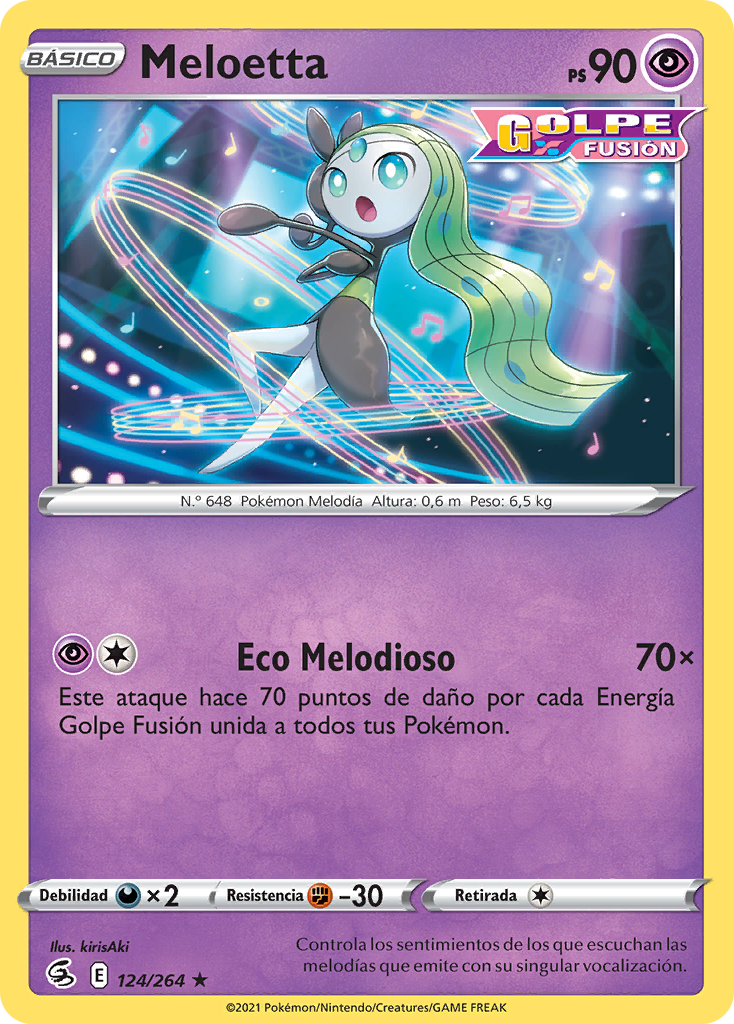 Meloetta (Golpe Fusión TCG) - WikiDex, la enciclopedia Pokémon