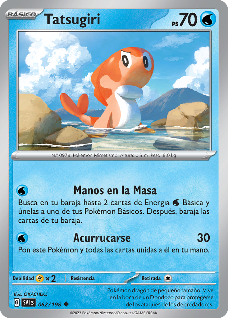 Tatsugiri (Escarlata y Púrpura TCG) - WikiDex, la enciclopedia Pokémon