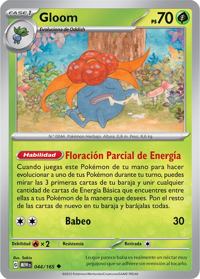 Gloom (151 TCG) - WikiDex, la enciclopedia Pokémon
