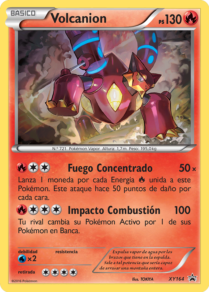 Volcanion (XY Promo 164 TCG) - WikiDex, la enciclopedia Pokémon