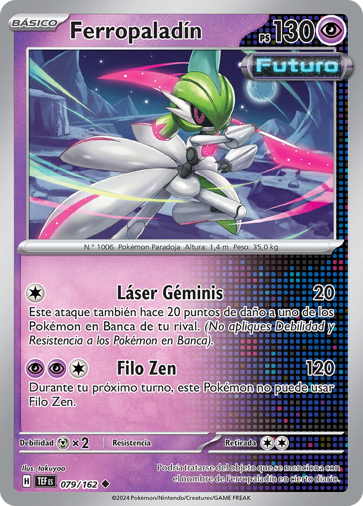 Ferropaladín (Fuerzas Temporales 79 TCG) - WikiDex, la enciclopedia Pokémon