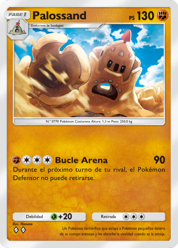 Palossand (Crisis Dimensional TCG Pocket) - WikiDex, la enciclopedia ...