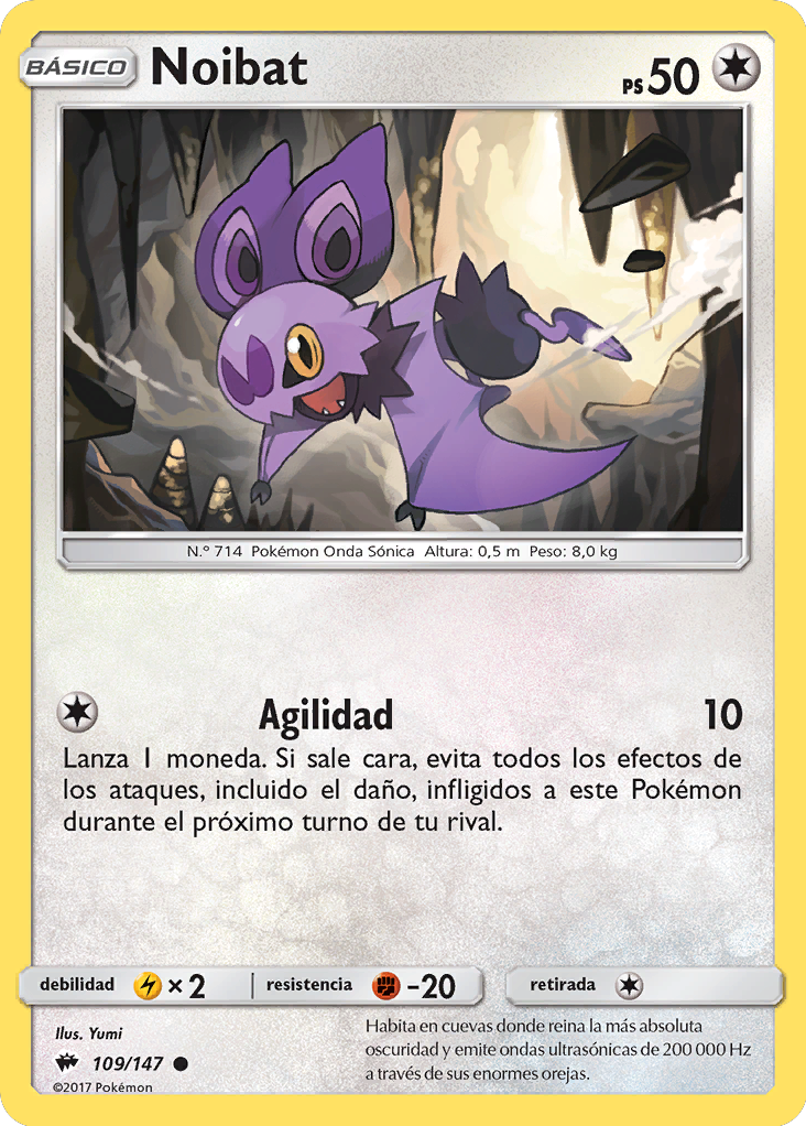 Noibat (Sombras Ardientes TCG) - WikiDex, la enciclopedia Pokémon