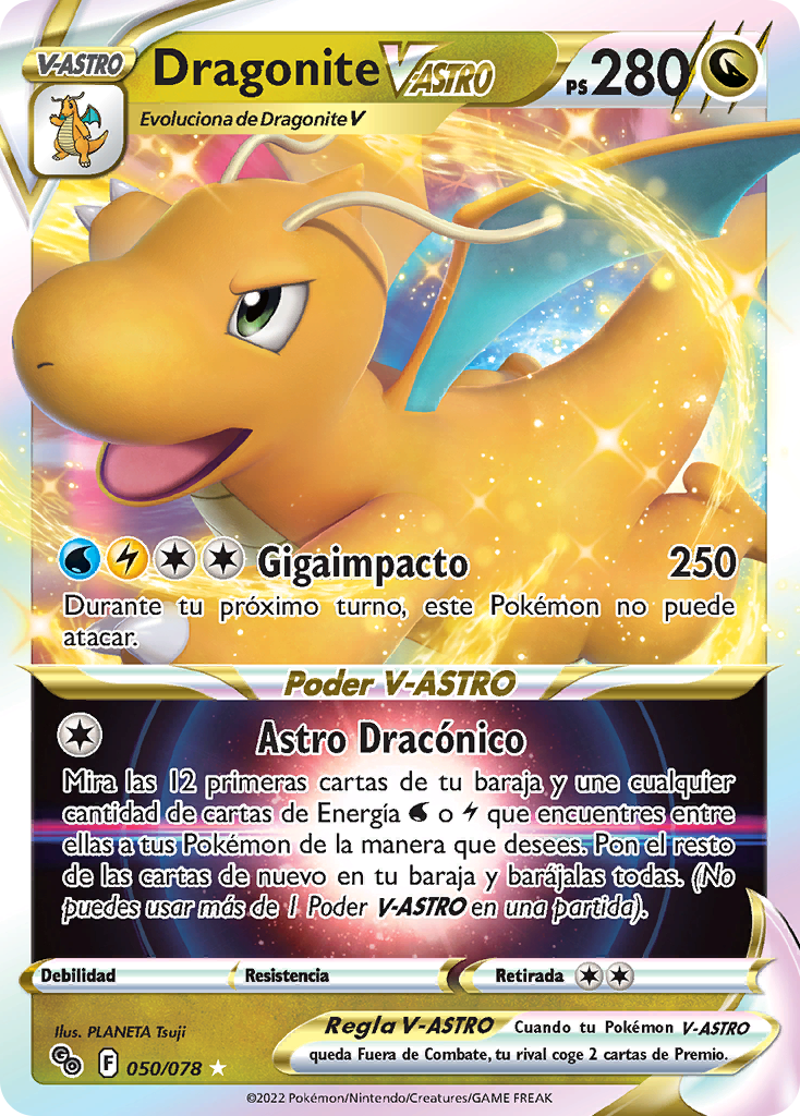 Dragonite V-ASTRO (Pokémon GO TCG) - WikiDex, la enciclopedia Pokémon