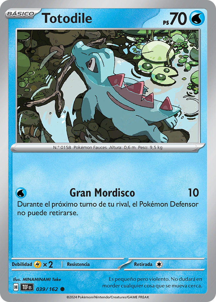 Totodile (Fuerzas Temporales TCG) - WikiDex, la enciclopedia Pokémon