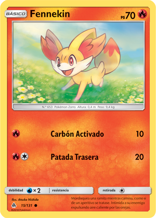 Fennekin (Luz Prohibida 15 TCG) - WikiDex, la enciclopedia Pokémon