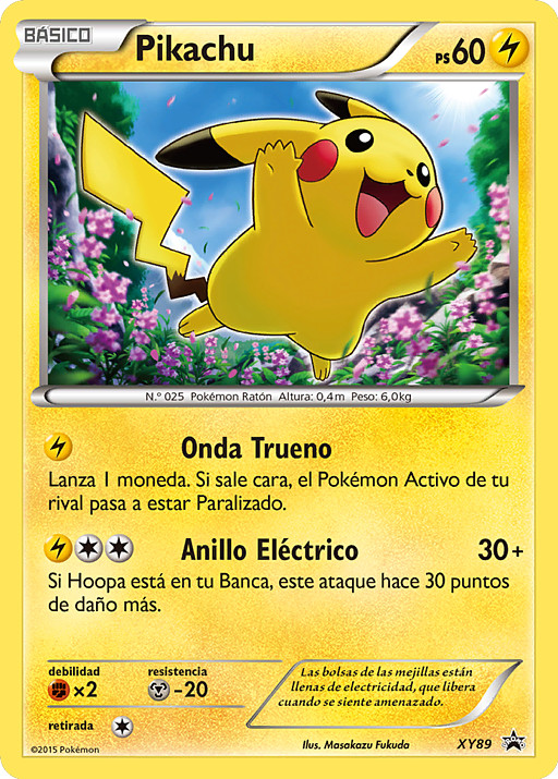 Pikachu (XY Promo 89 TCG) - WikiDex, la enciclopedia Pokémon