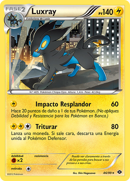Luxray (Próximos Destinos TCG) - WikiDex, la enciclopedia Pokémon