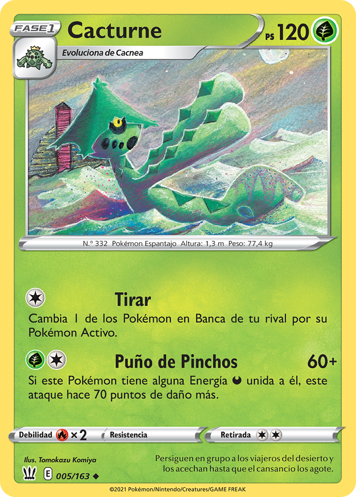Cacturne (Estilos de Combate TCG) - WikiDex, la enciclopedia Pokémon