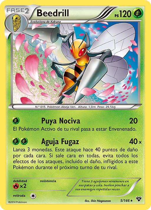 Beedrill (XY TCG) - WikiDex, la enciclopedia Pokémon