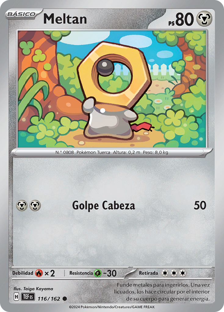Meltan (Fuerzas Temporales TCG) - WikiDex, la enciclopedia Pokémon
