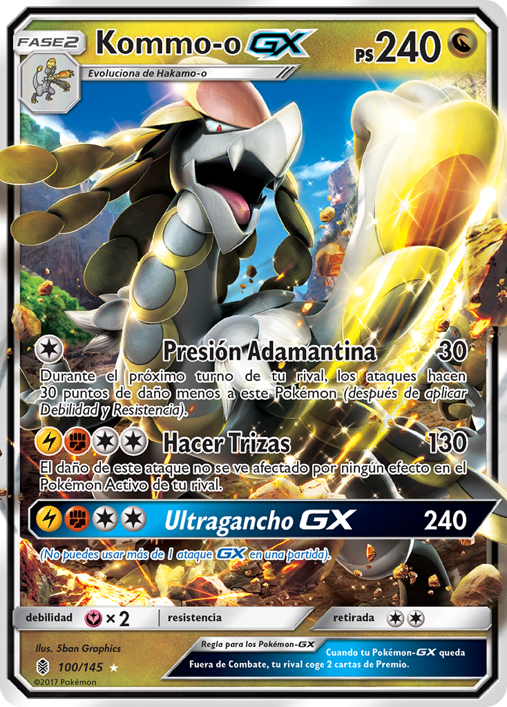 Kommo-o-GX (Albor de Guardianes TCG) - WikiDex, la enciclopedia Pokémon