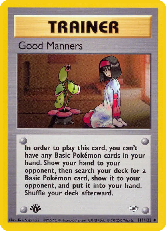 Good Manners (TCG) - WikiDex, la enciclopedia Pokémon