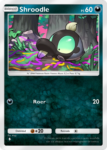 Shroodle (Festival Brillante TCG Pocket) - WikiDex, la enciclopedia Pokémon