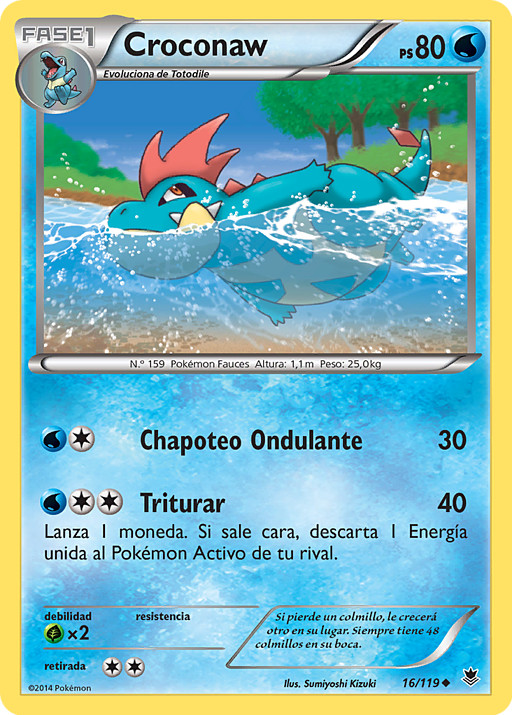 Croconaw (Fuerzas Fantasmales TCG) - WikiDex, la enciclopedia Pokémon