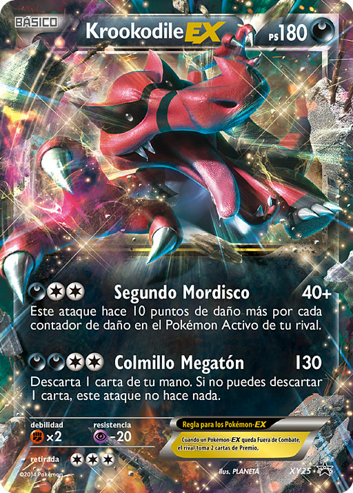 Krookodile-EX (XY Promo 25 TCG) - WikiDex, la enciclopedia Pokémon