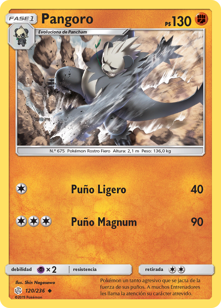 Pangoro (Eclipse Cósmico TCG) - WikiDex, la enciclopedia Pokémon