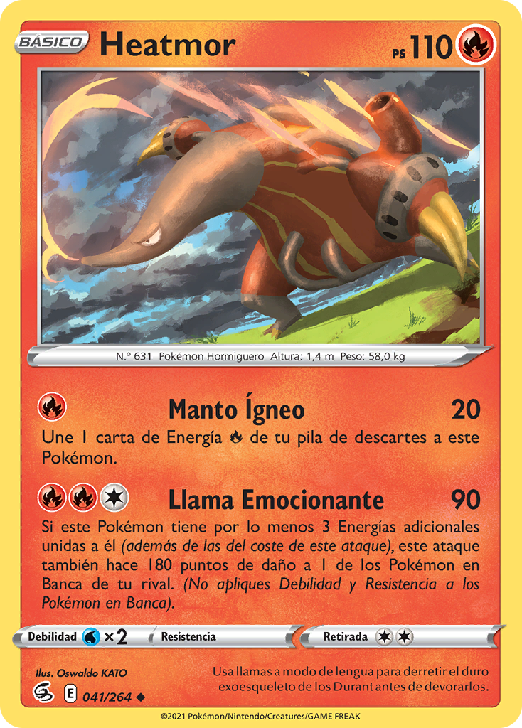 Heatmor (Golpe Fusión TCG) - WikiDex, la enciclopedia Pokémon