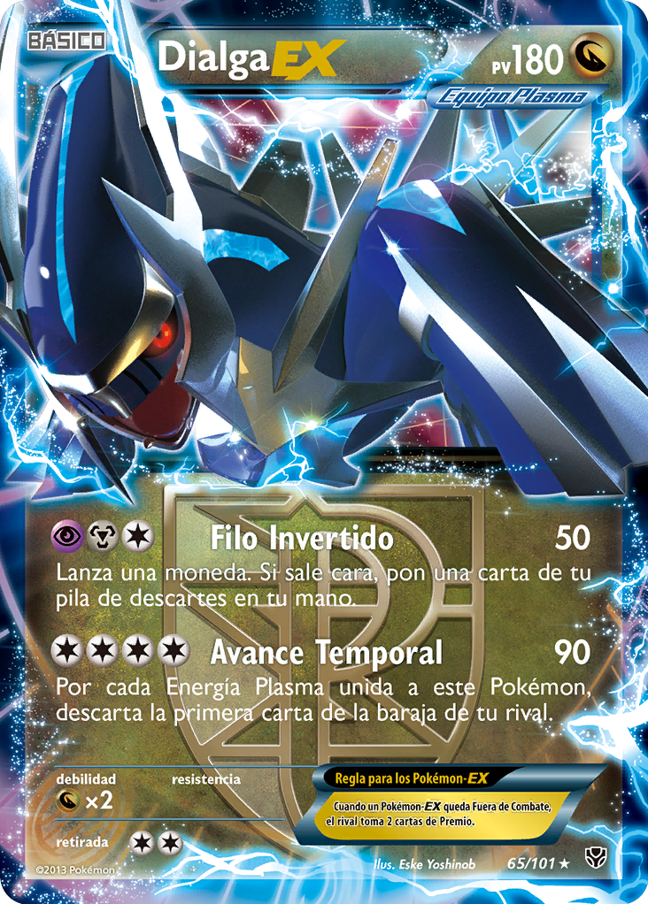 Dialga-EX (Explosión Plasma TCG) - WikiDex, la enciclopedia Pokémon