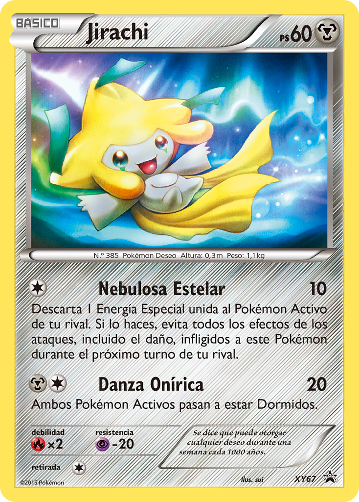 Jirachi (XY Promo 67 TCG) - WikiDex, la enciclopedia Pokémon