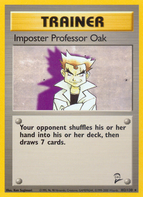 Archivo:Imposter Professor Oak (Base Set 2 TCG).png - WikiDex, la ...