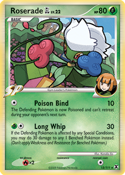 Roserade GL (Rising Rivals TCG) - WikiDex, la enciclopedia Pokémon