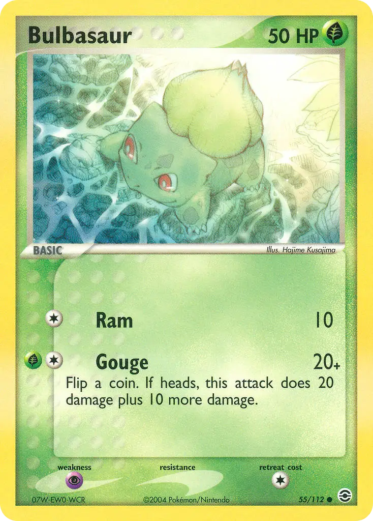 Bulbasaur (FireRed & LeafGreen 55 TCG) - WikiDex, la enciclopedia Pokémon