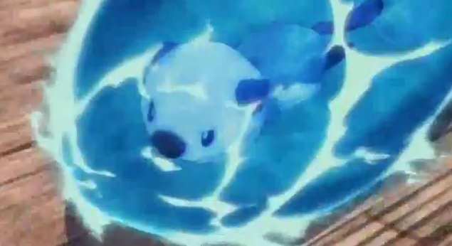 Archivo:P14 Oshawott usando acua jet.png - WikiDex, la enciclopedia Pokémon