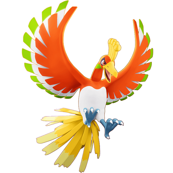 Archivo:Artwork Ho-Oh UNITE.png - WikiDex, la enciclopedia Pokémon