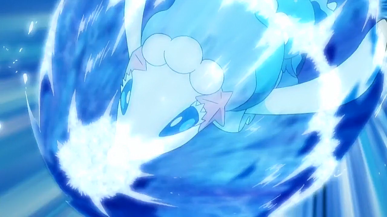 Archivo:EP1073 Primarina usando aqua jet.png - WikiDex, la enciclopedia Pokémon