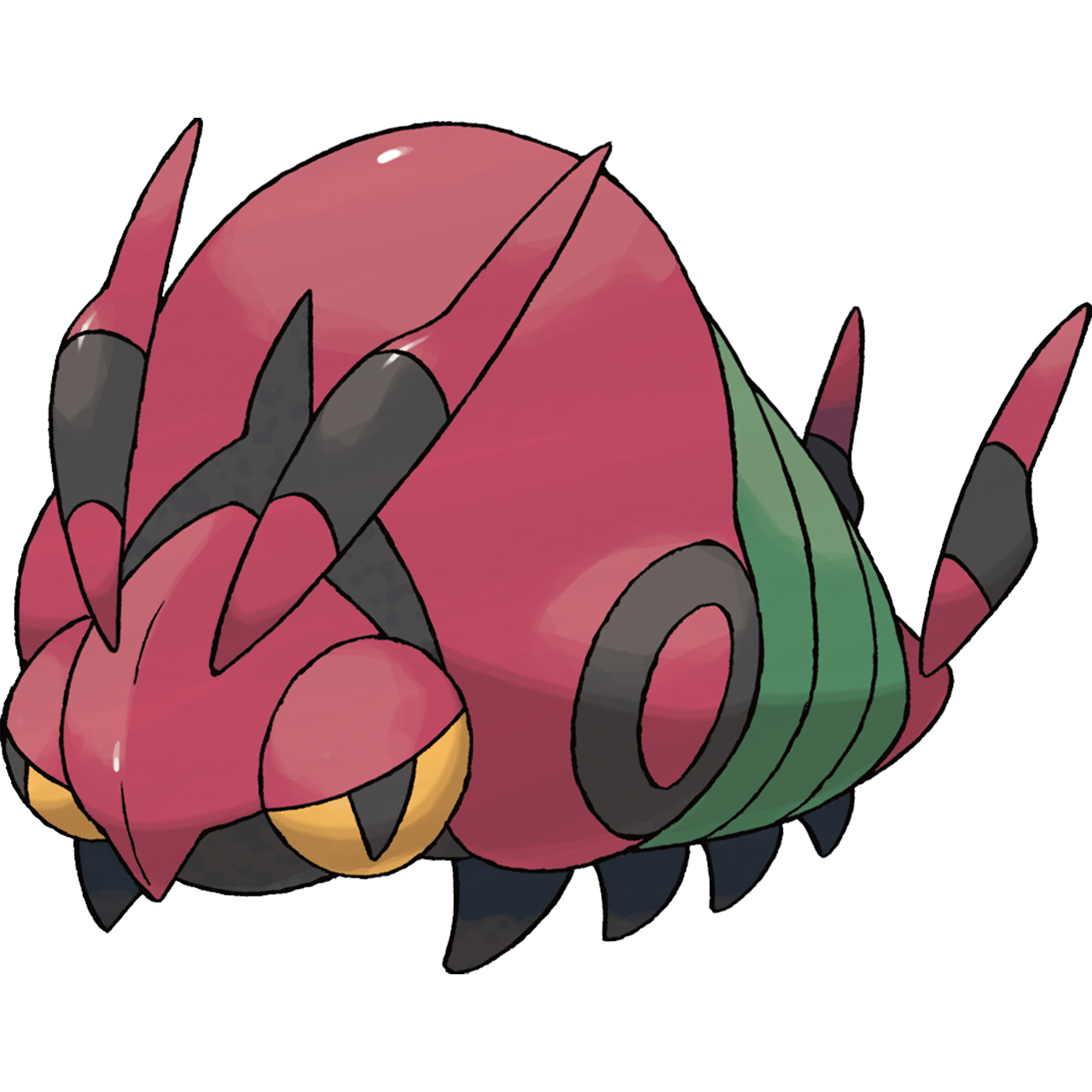 Archivo:Whirlipede.png - WikiDex, la enciclopedia Pokémon