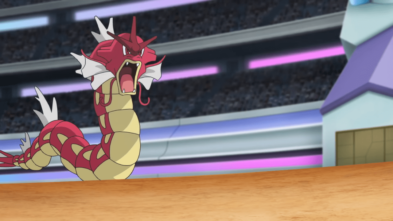 Archivo:EP1101 Gyarados Variocolor.png - WikiDex, la enciclopedia Pokémon