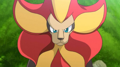 Archivo:SME02 Pyroar de Lysson.png - WikiDex, la enciclopedia Pokémon