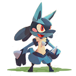 Archivo:Lucario Café Mix.png - WikiDex, la enciclopedia Pokémon