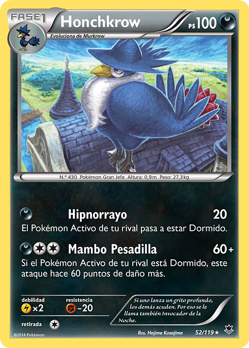 Honchkrow (Fuerzas Fantasmales TCG) - WikiDex, la enciclopedia Pokémon