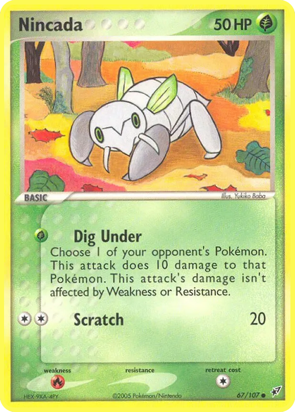 Nincada (Deoxys TCG) - WikiDex, la enciclopedia Pokémon