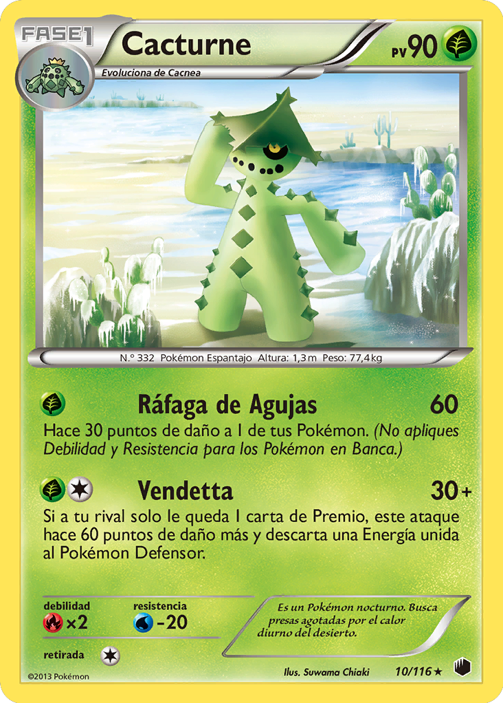 Cacturne (Glaciación Plasma TCG) - WikiDex, la enciclopedia Pokémon