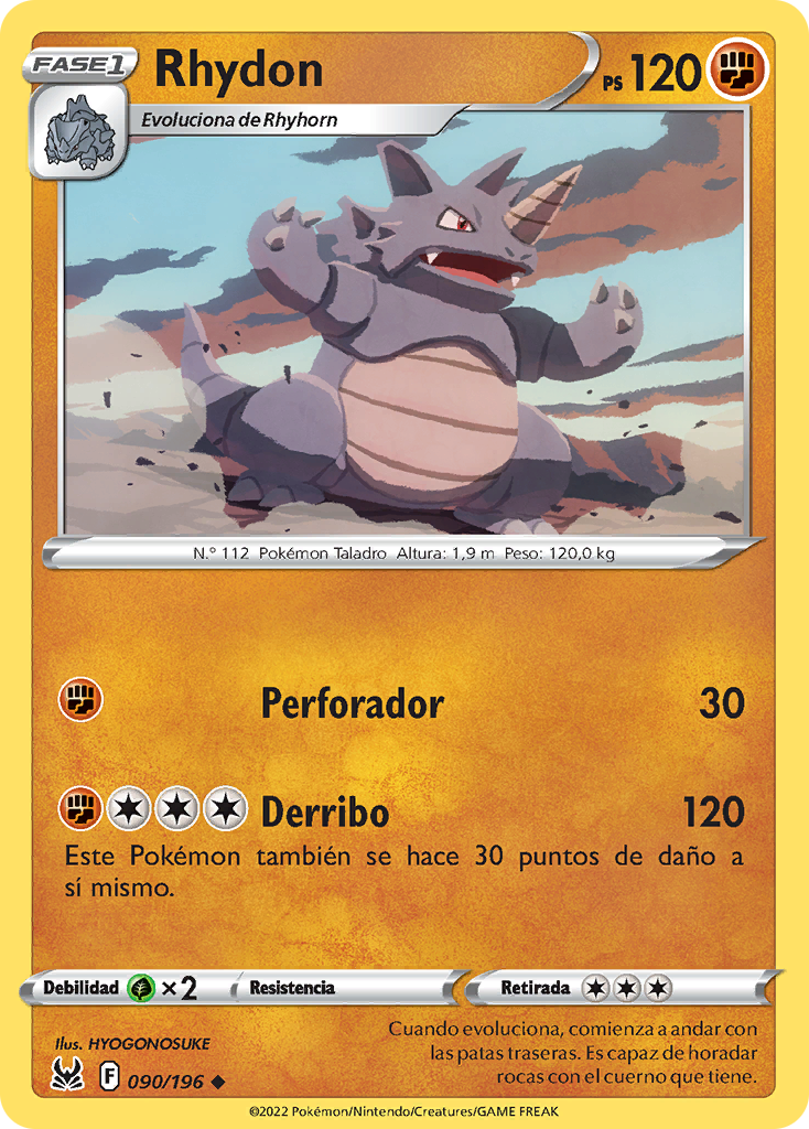 Rhydon (Origen Perdido TCG) - WikiDex, la enciclopedia Pokémon