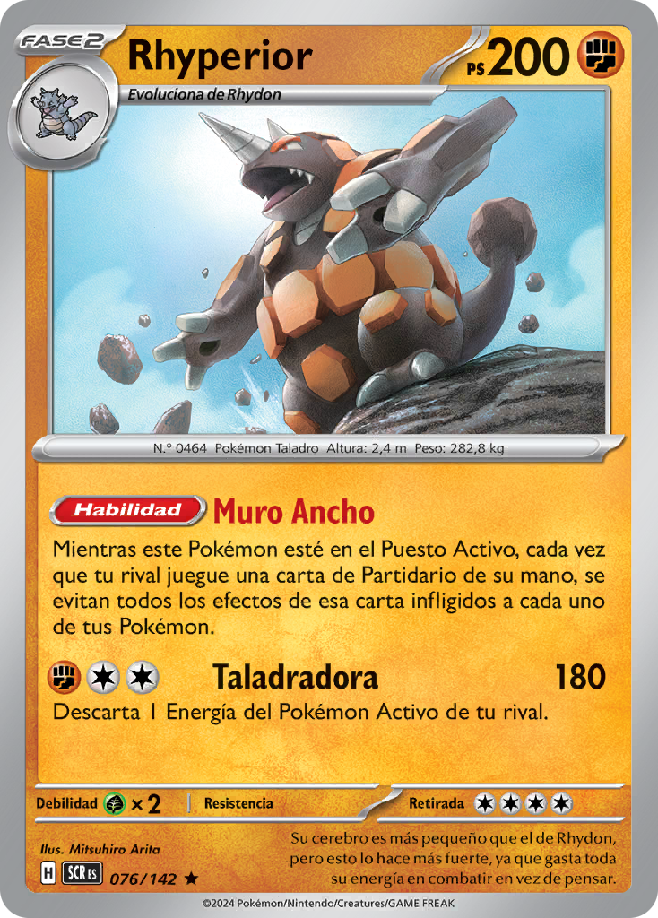 Rhyperior (Corona Astral TCG) - WikiDex, la enciclopedia Pokémon